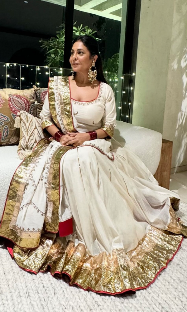 Silk Chanderi Lehenga Set – Gotta Kinari